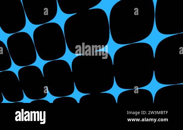 Color Pattern With Geometric Shapes On A Minimal Black Background Horizontally And Vertically