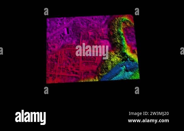 Graphical Representation Of A Drone Aerial Imagery Put In Practice In ...