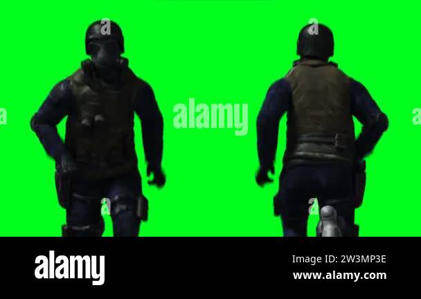 Military soldier animation. Phisical, motion, blur. Realistic 4k ...