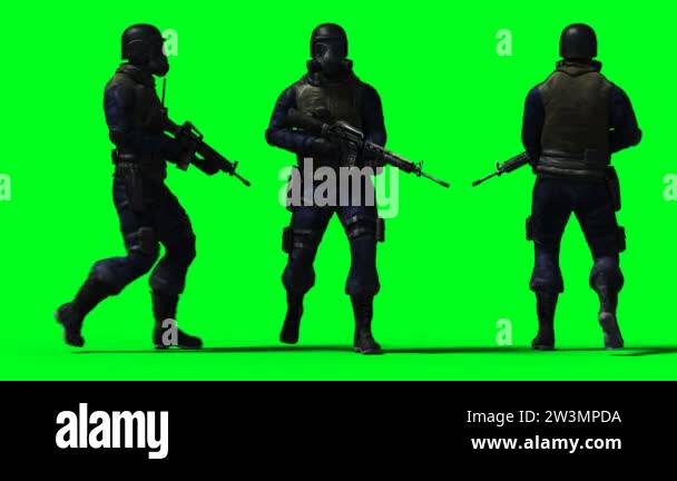 Military soldier animation. Phisical, motion, blur. Realistic 4k ...