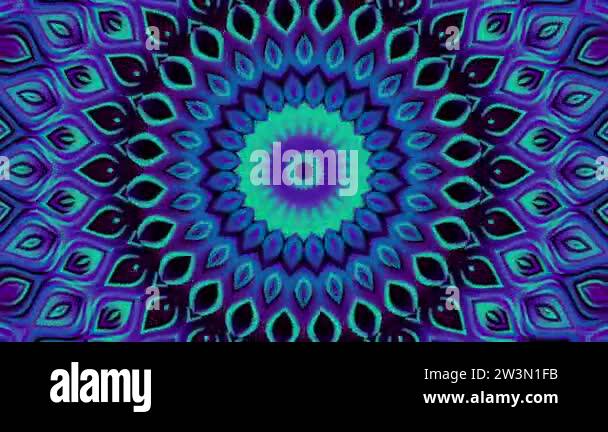Transforming abstract esoteric Mandala. Seamless loop footage Stock ...