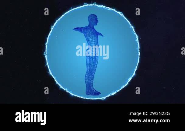 An animated 4k video shows the hole in ozone layer with dangerous ...