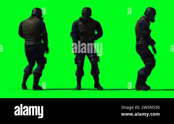 Military soldier animation. Phisical, motion, blur. Realistic 4k ...