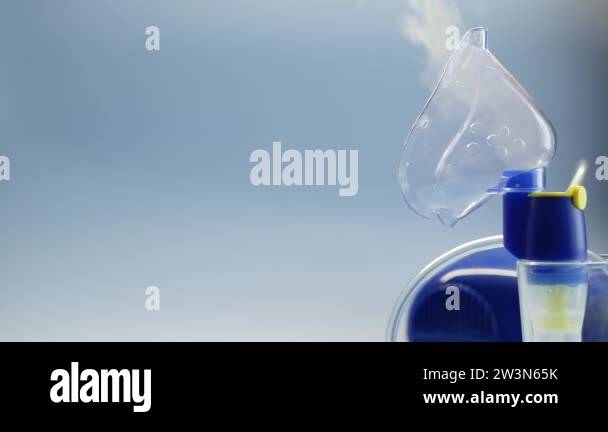 Oxygen mask of nebulizer, medical equipment for pneumonia, covid, sars ...