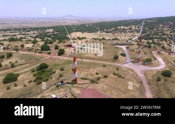 The Golan Heights Wind Farm is an Israeli wind farm with wind turbines ...