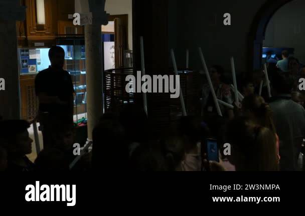 High voltage experiment with Tesla coil and neon tubes at Nikola Tesla ...