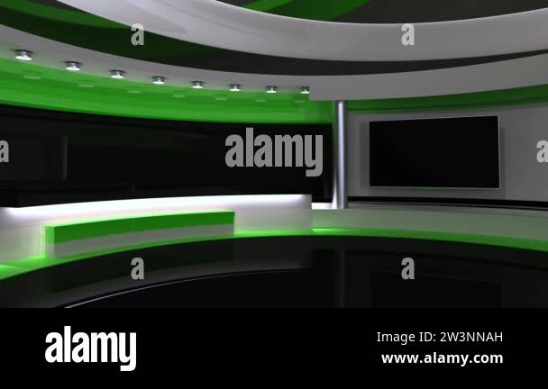 Studio. News Studio. Green Studio. News room. The perfect backdrop for ...