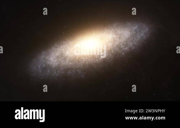 Beautiful Spiral Milky Way Galaxy Stars Spin in Outer Space Nebula - 4K ...