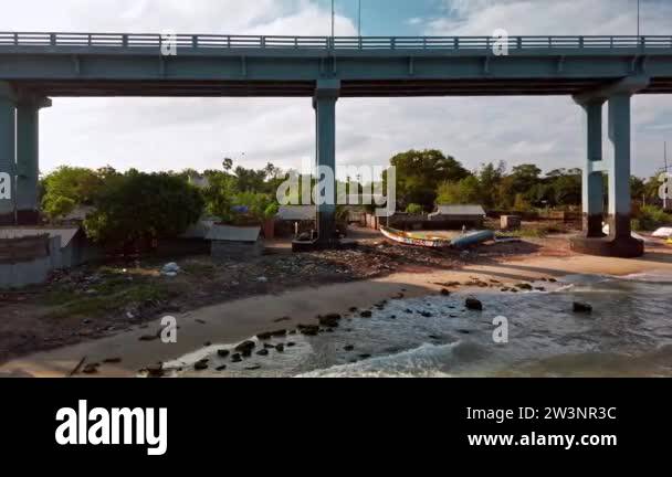 Rameshwaram, India - Circa December 2019. View of Pamban bridge in ...