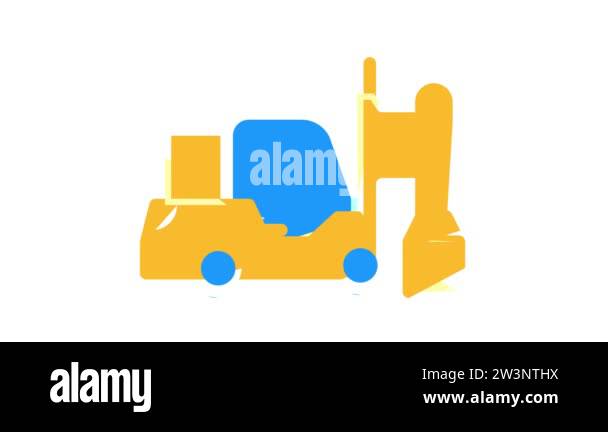 Forklift truck pictogram driver Stock Videos & Footage - HD and 4K ...