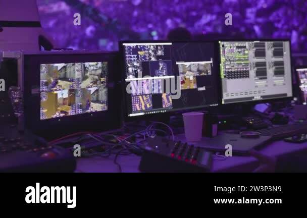 MOSCOW - 14 SEPTEMBER 2019: esports gaming event. Directors studio ...