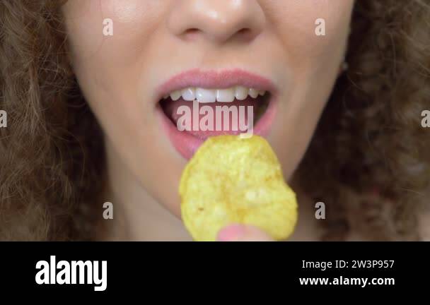 Closeup lips beautiful curly girl Stock Videos & Footage - HD and 4K ...