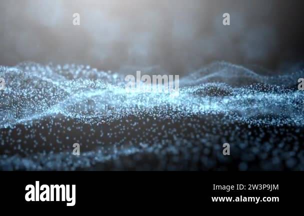 Abstract digital grid moving waves Stock Videos & Footage - HD and 4K ...