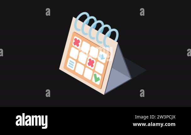 Yearly calendar template Stock Videos & Footage - HD and 4K Video Clips ...