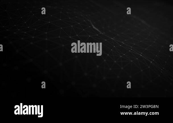 Abstract Plexus Digital Fx Technology Background Loop/ 4k animation of an abstract technology ...