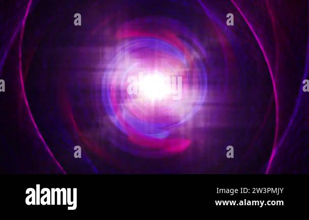 Endless abstract loop flare light blue pink purple neon lights with ...