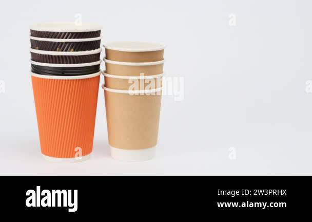 Stack of coffee cups Stock Videos & Footage - HD and 4K Video Clips - Alamy