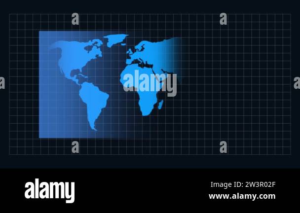 abstract animated background in 4K with grid pattern - movement of ...