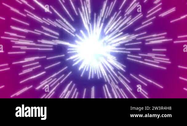 Neon lights background with abstract energy tunnel in space. Vortex energy flows. Virtual ...