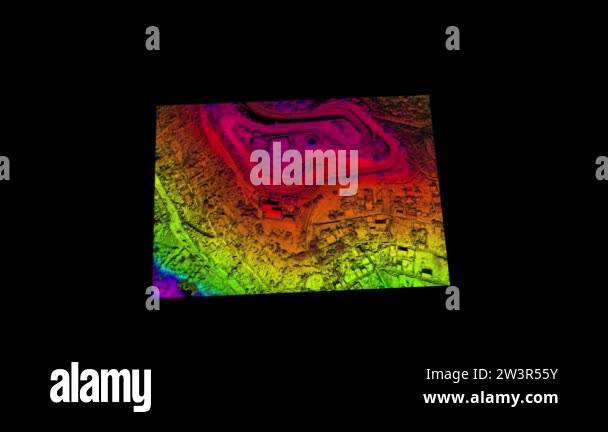 Graphical Representation Of A Drone Aerial Imagery Put In Practice In ...