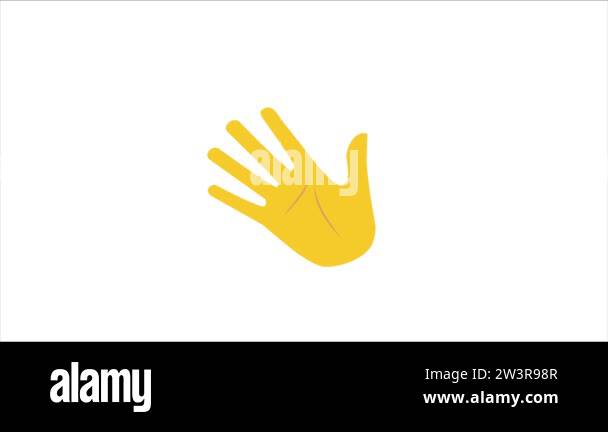 Clubhouse app icon waving hand Stock Videos & Footage - HD and 4K Video ...