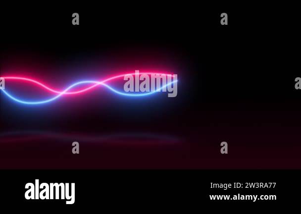 Abstract Light Strings Patterns Flowing Background/ 4k animation of an ...