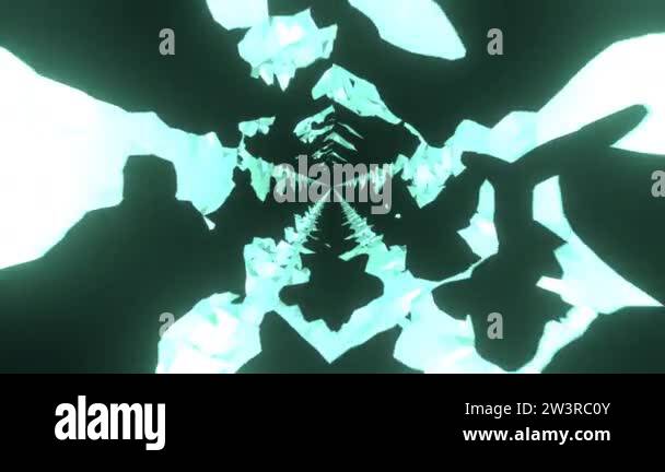 Futuristic zoom effects, infinity or seamless loop. Animation of an ...