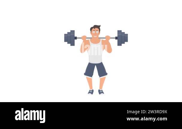 Barbell cartoon Stock Videos & Footage - HD and 4K Video Clips - Alamy