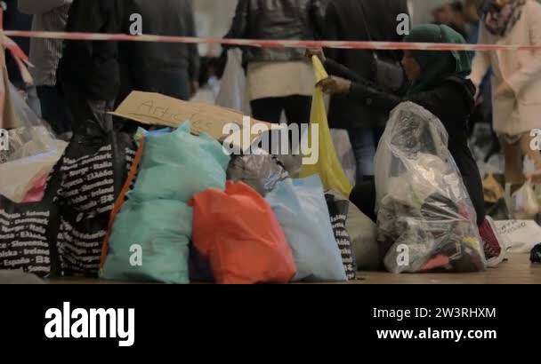 Collecting clothes for charity Stock Videos & Footage - HD and 4K Video ...