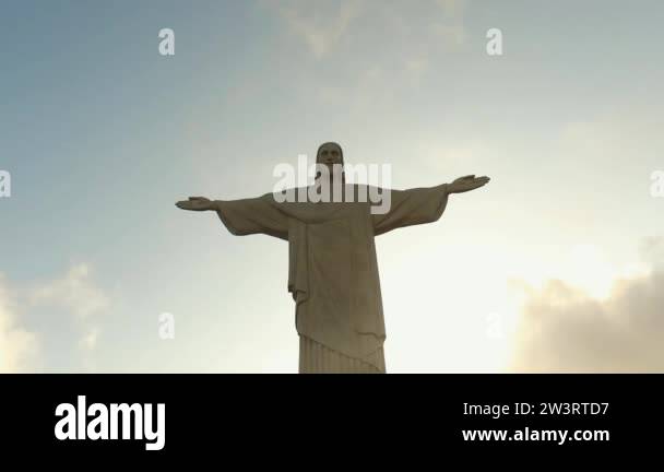 Rio De Janeiro, Brazil, Under Famous Jesus Statue, Christ the Redeemer ...