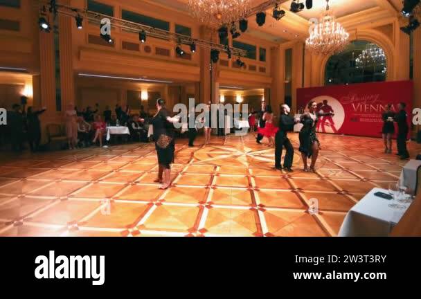 Professional dancers on the floor all over the world. Amazing Vienna ...