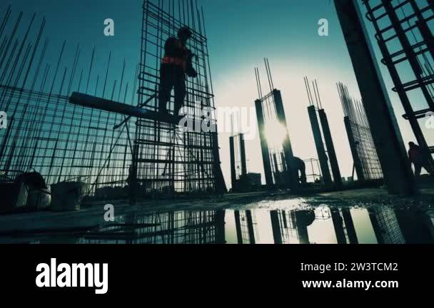 Construction industry, construction project, building process during ...