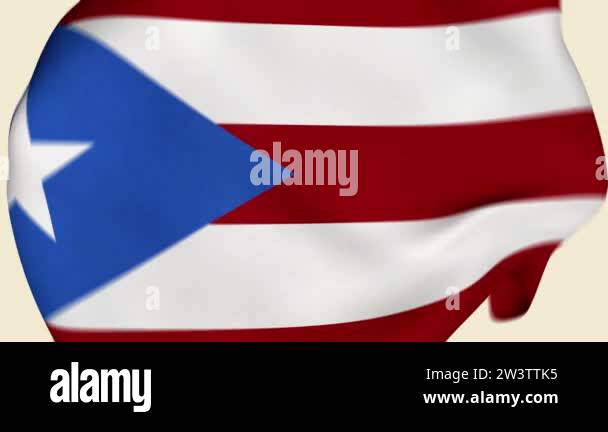 Puerto Rico Crumpled Fabric Flag Intro. Puerto Rico Flag. Puerto Rico ...