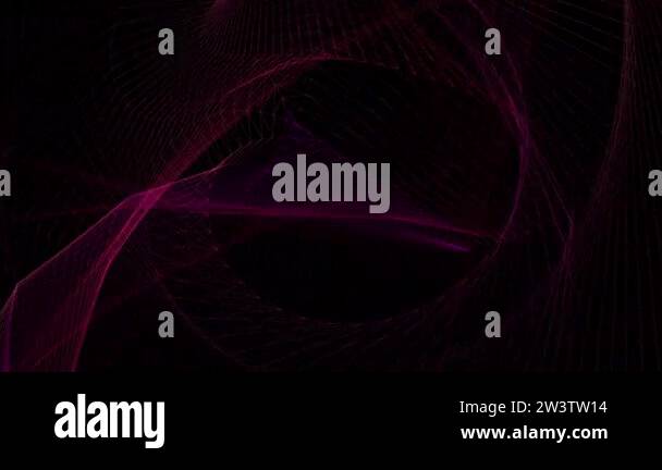 Abstract fractal transformation background. Loopable. 4K 3D Wiremesh ...