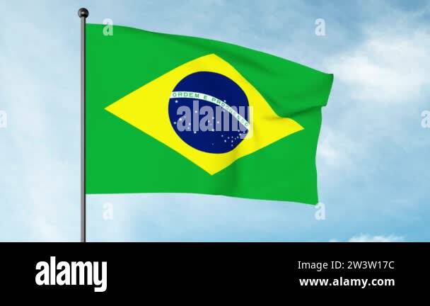The flag of Brazil, Verde e amarela, Auriverde, is a blue disc ...