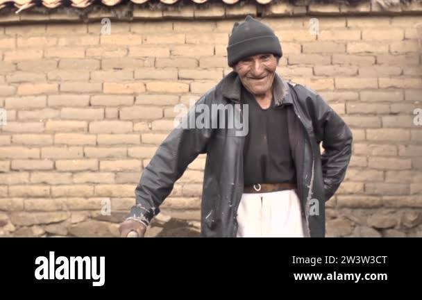 Angola, Chuquisaca / Bolivia - November 2 2014: Brown Old Man with ...