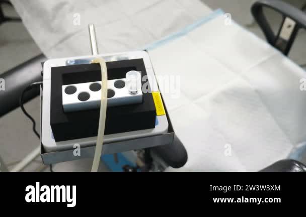 Preparing for medical operation. Close-up view of medical nurse ...