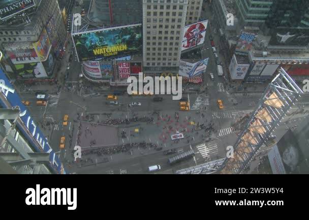 Above looking down times square Stock Videos & Footage - HD and 4K ...