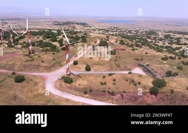 The Golan Heights Wind Farm is an Israeli wind farm with wind turbines ...