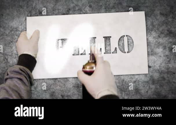 Change sign spray painted on the concrete wall. Graffiti concept art ...