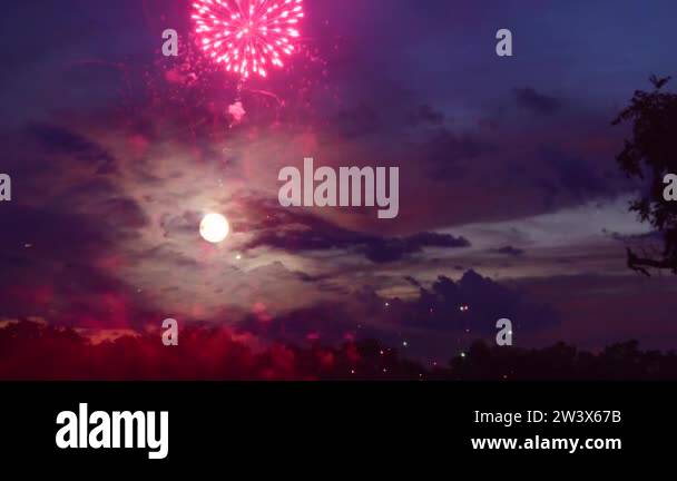 Fireworks moon festival Stock Videos & Footage - HD and 4K Video Clips ...