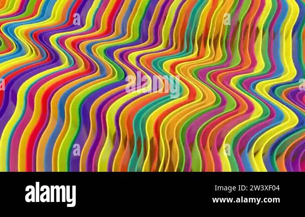 3d animated wavy background loop Stock Videos & Footage - HD and 4K ...