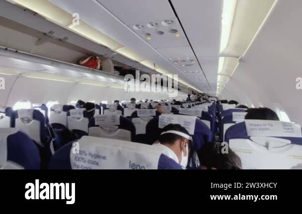 Indigo airline cabin Stock Videos & Footage - HD and 4K Video Clips - Alamy