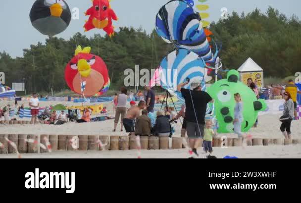 Angry birds air swimmers and conic kites - People Preparing to Fly ...