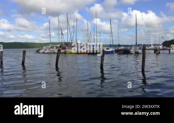 Landing stage with sailing boats Stock Videos & Footage - HD and 4K ...