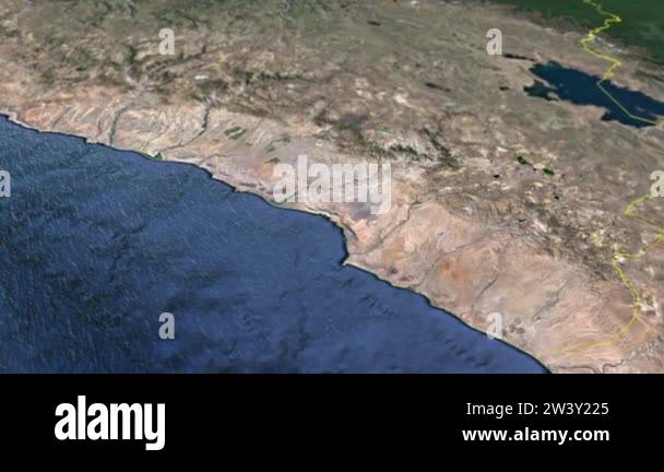 Regions of Peru - Geographic Maps Stock Video Footage - Alamy