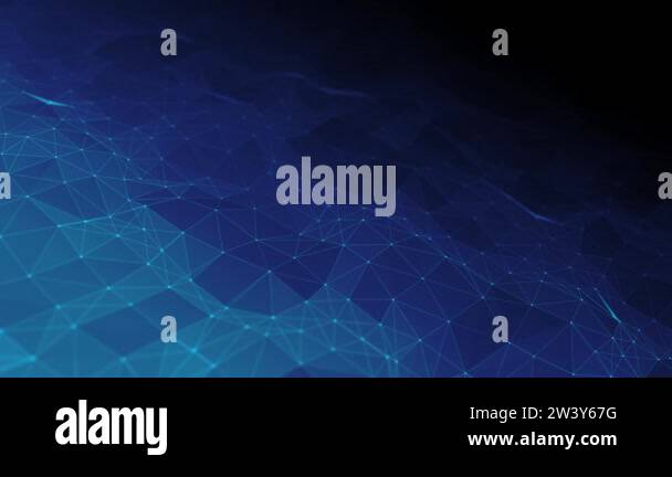 Abstract Plexus Digital Fx Technology Background Loop/ 4k animation of an abstract technology ...