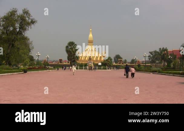 Pha that luang vientiane laos Stock Videos & Footage - HD and 4K Video ...