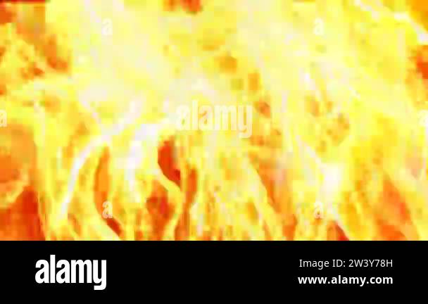 Fire lava continuous burning. Texture flame volcano background ...