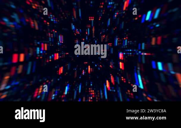Information glow abstract tech geometric motion background. Seamless ...